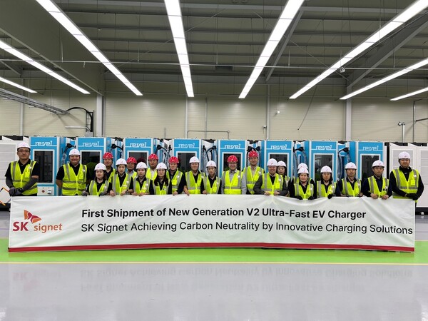 SK시그넷, 미국 레벨社에 400kW초급속 충전기V2 첫 출하 - Businesskorea